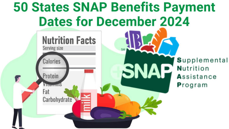 SNAP Benefits Schedule for December 2024 has been released for all 50 ...